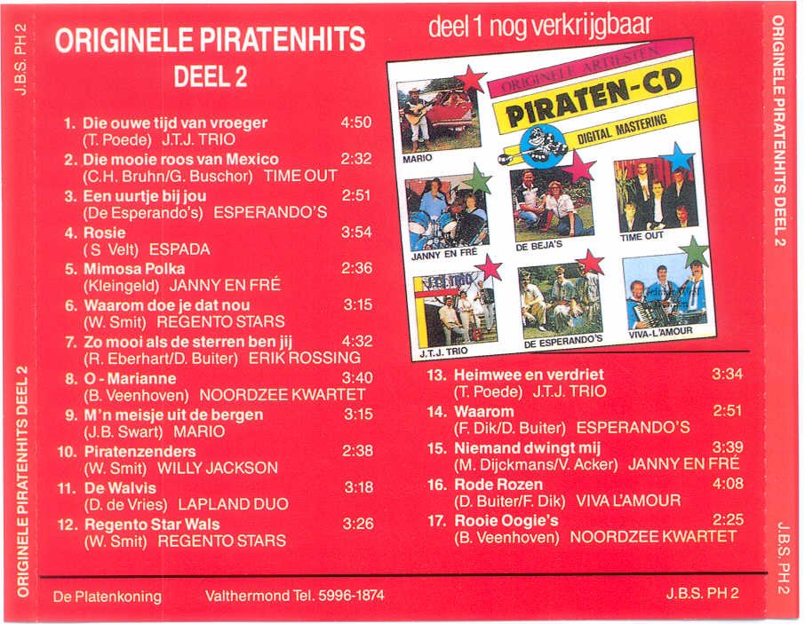 Piraten CD Deel 02 : Back | CD Covers | Cover Century | Over 1.000.000 ...